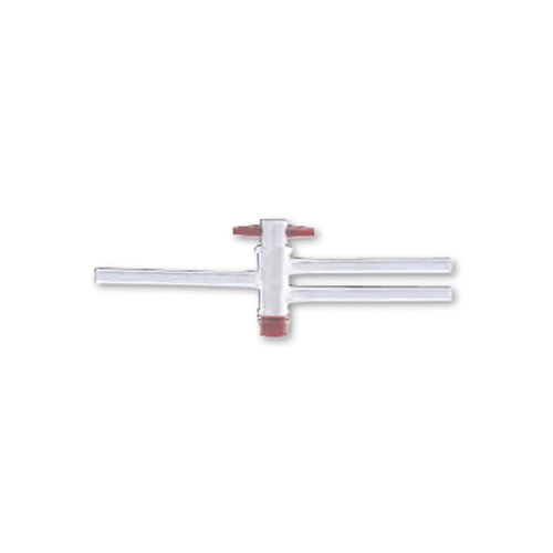 Stopcock, two way with PTFE plug - Almicroinstruments